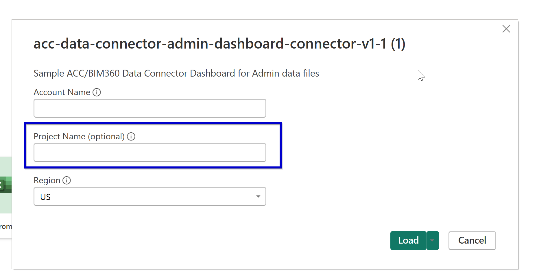 "No data requests for this account in the last 30 days" message displays when refreshing ACC ...