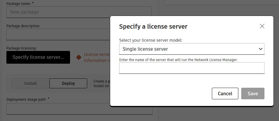 How to configure Network License server in Autodesk online deployment