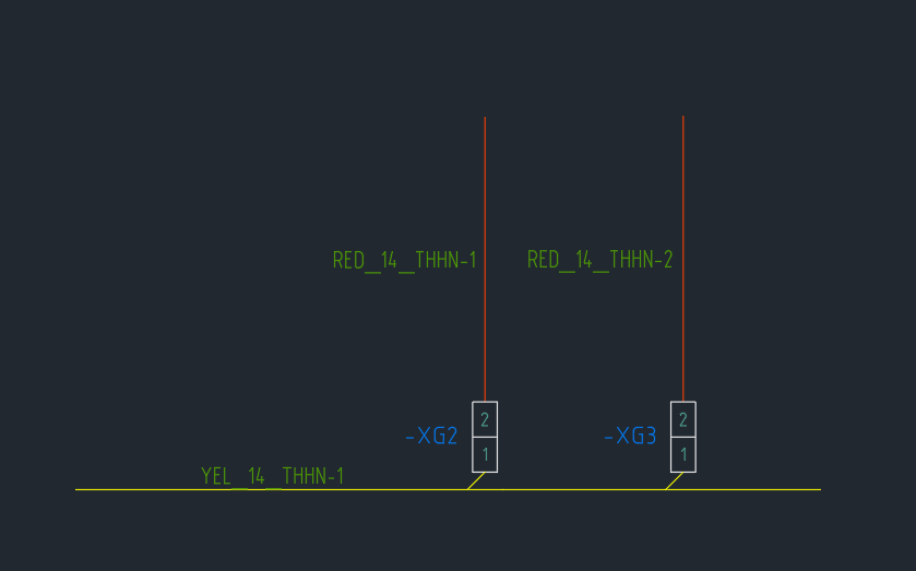 No change in Wire numbers after adding Angled Tee markers in AutoCAD Electrical