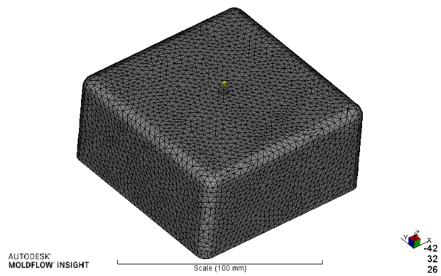Comment réduire la taille du point d'injection dans Moldflow