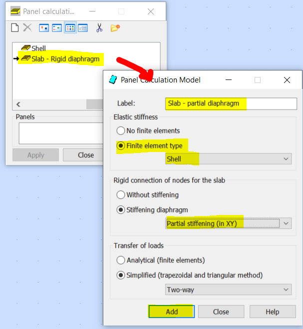 Too large forces in building top walls while model calculation in Robot ...