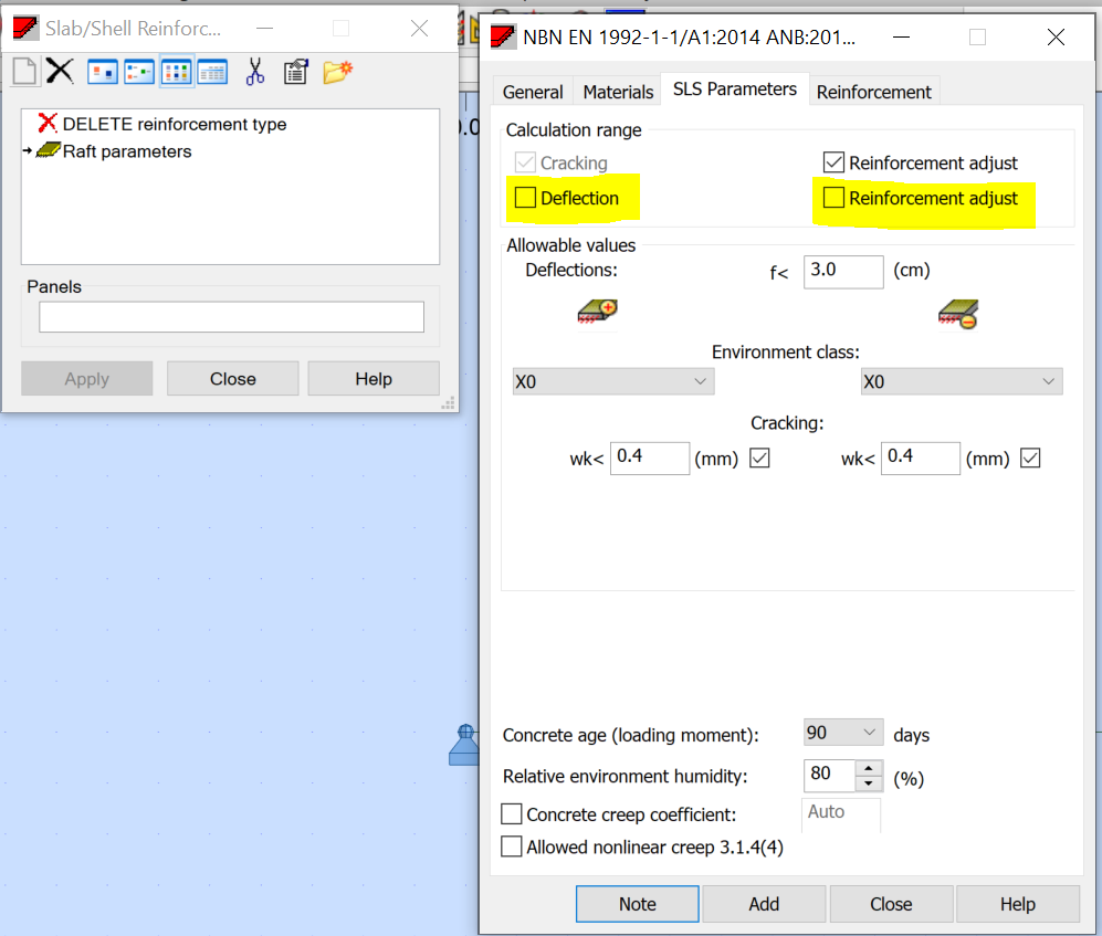 Is it recommended to adjust reinforcement for deflection while raft ...