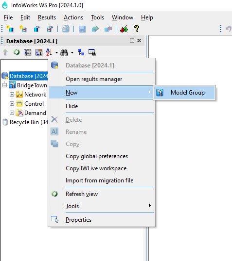 如何在InfoWorks WS Pro中将检入和检出转换为合并版本控制