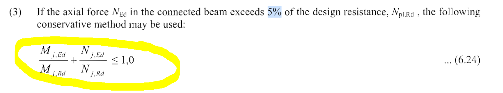 Utilization ratio for beam to column connection does not change when ...