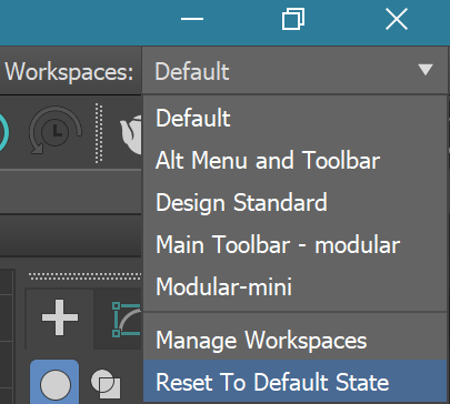 Timeline and Track Bar are missing from default UI in 3ds Max