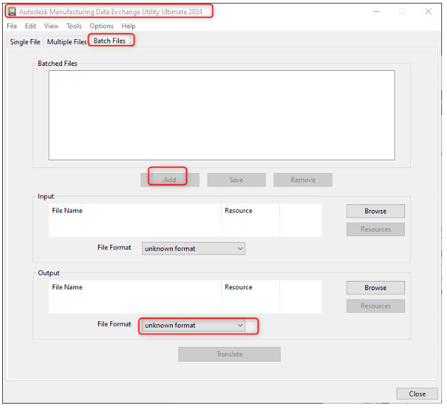 How to translate multiple files using PowerShape
