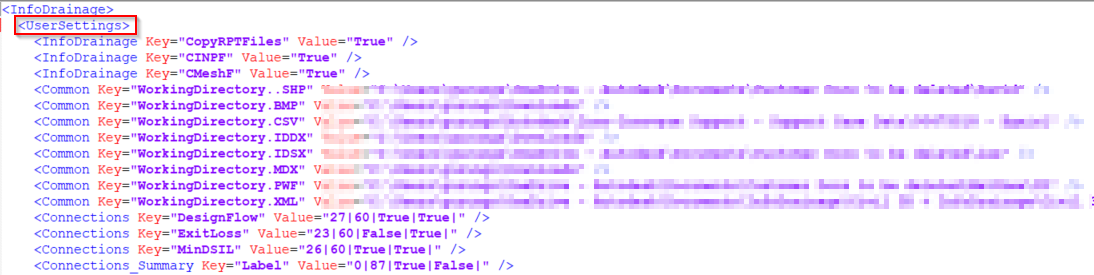 How to enable .RPT and .INP files for InfoDrainage