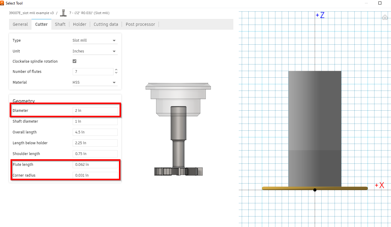 Trying to use a form tool to machine an undercut gives "Invalid tool ...