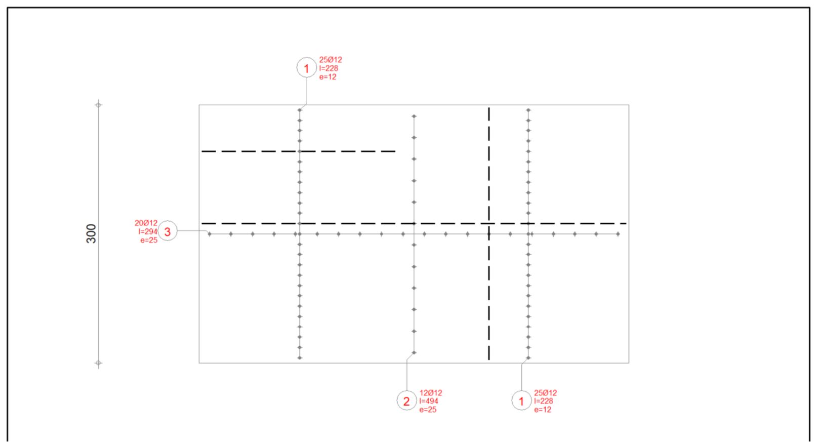 Missing user defined provided reinforcement on concrete slab drawings in Robot Structural Analysis