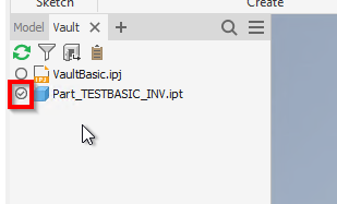 Vault Basicでファイルを更新すると、Inventorで修正したファイルが旧バージョンで上書きされます