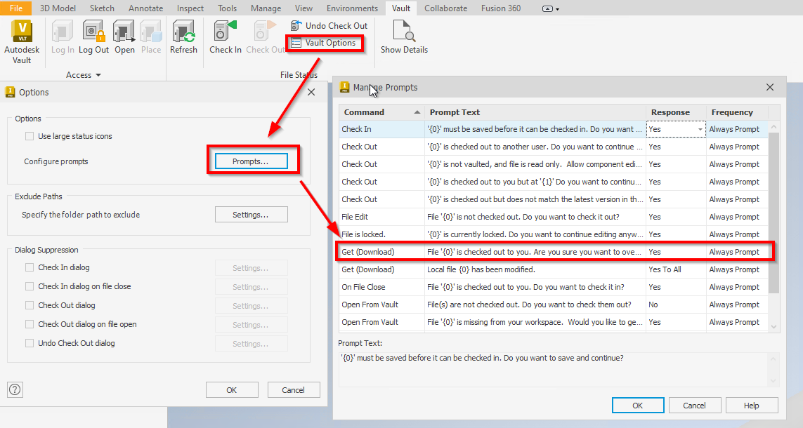 Refresh File In Vault Basic Overwrites Modified File With Previous Version In Inventor