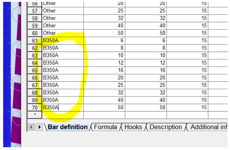 Is it possible to change default characteristic strength of reinforcement bars in Robot ...