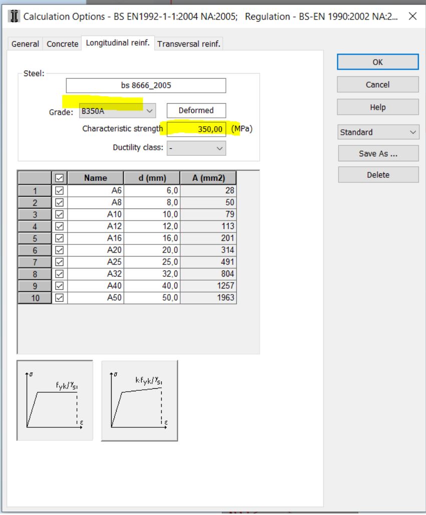 Is it possible to change default characteristic strength of reinforcement bars in Robot ...
