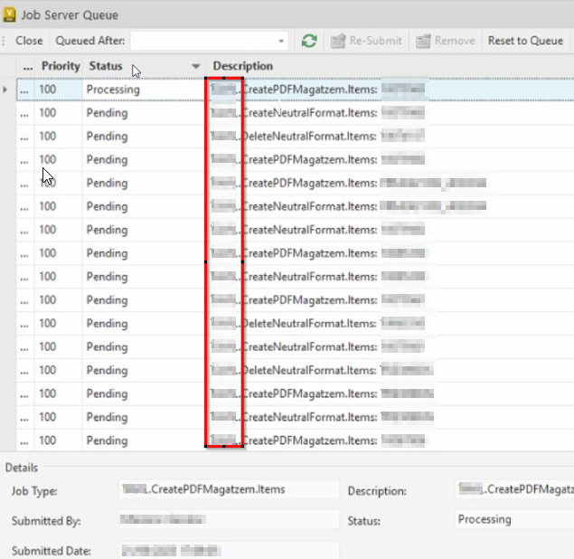 Custom Vault Job Processor tasks either freeze or take a long time to ...