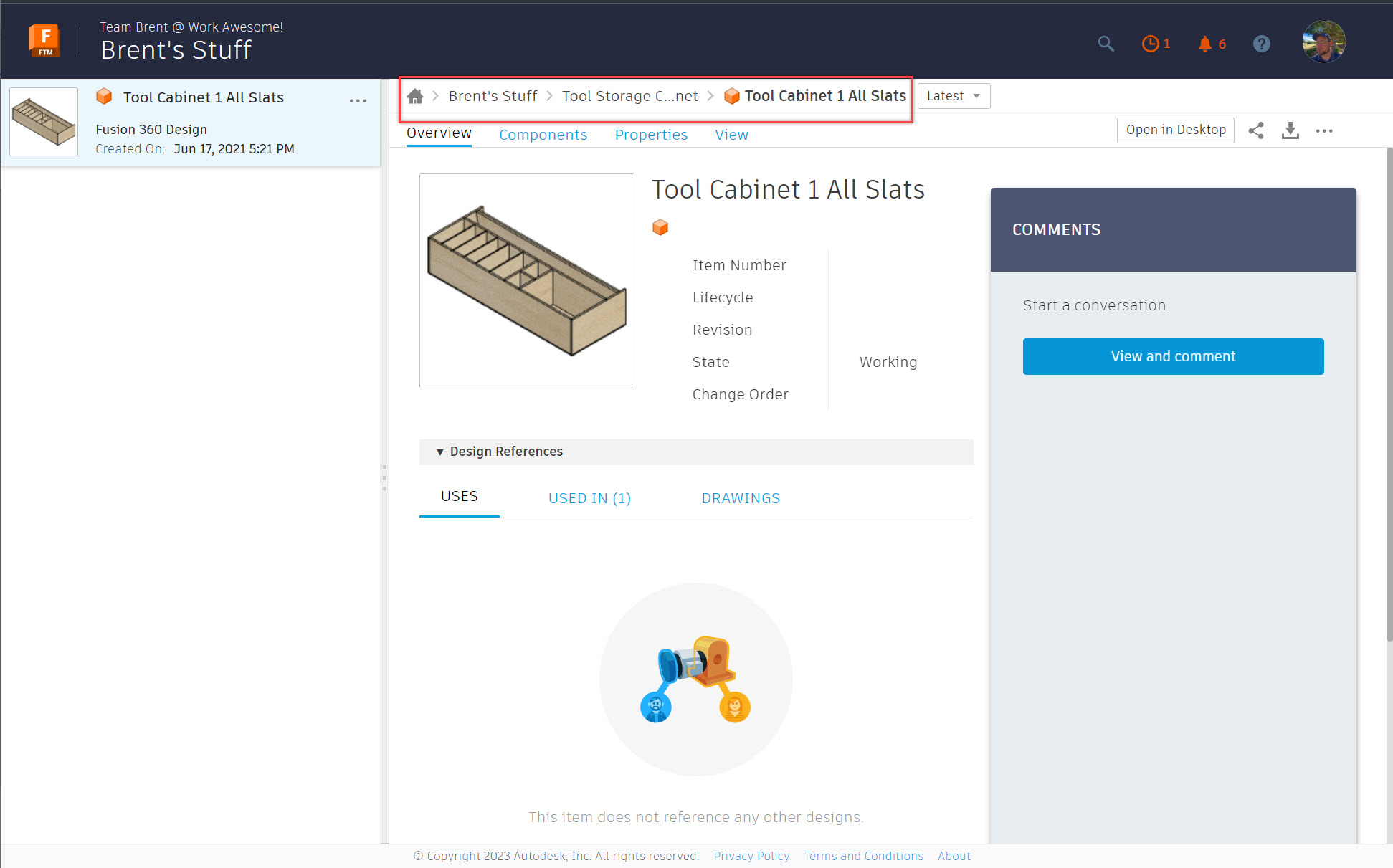 How to find the file path for designs and related items in Fusion
