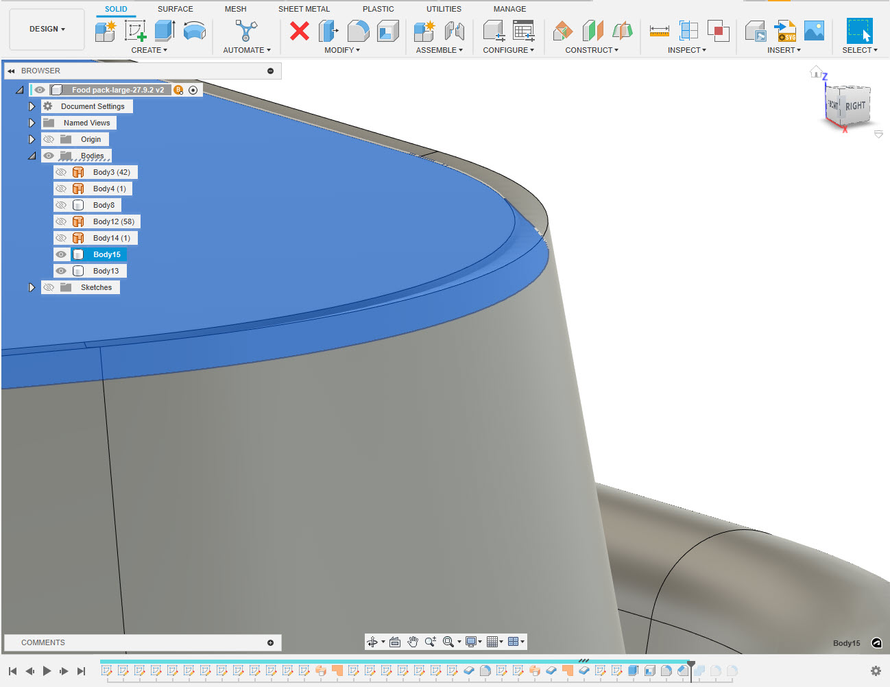 Fillet or Chamfer command fails without warning message in Fusion