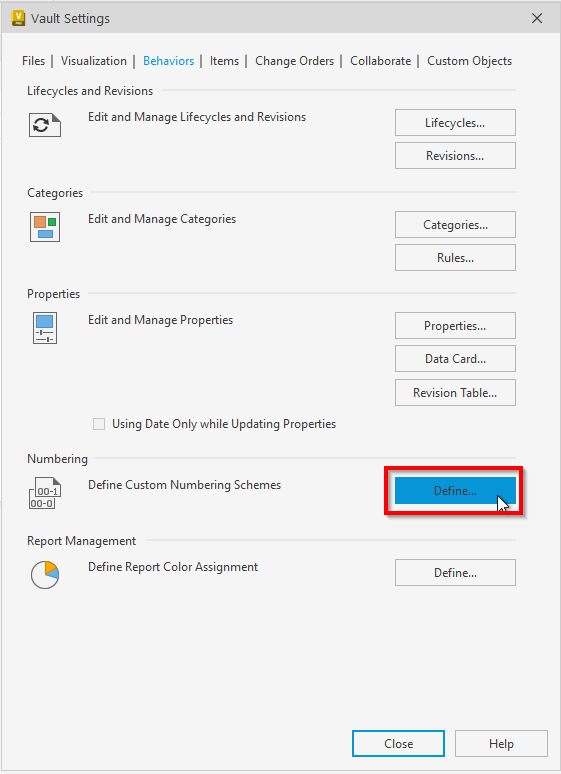 Solidworks Vault Add In Gives Automatic Number When Only One Numbering Scheme Is Active