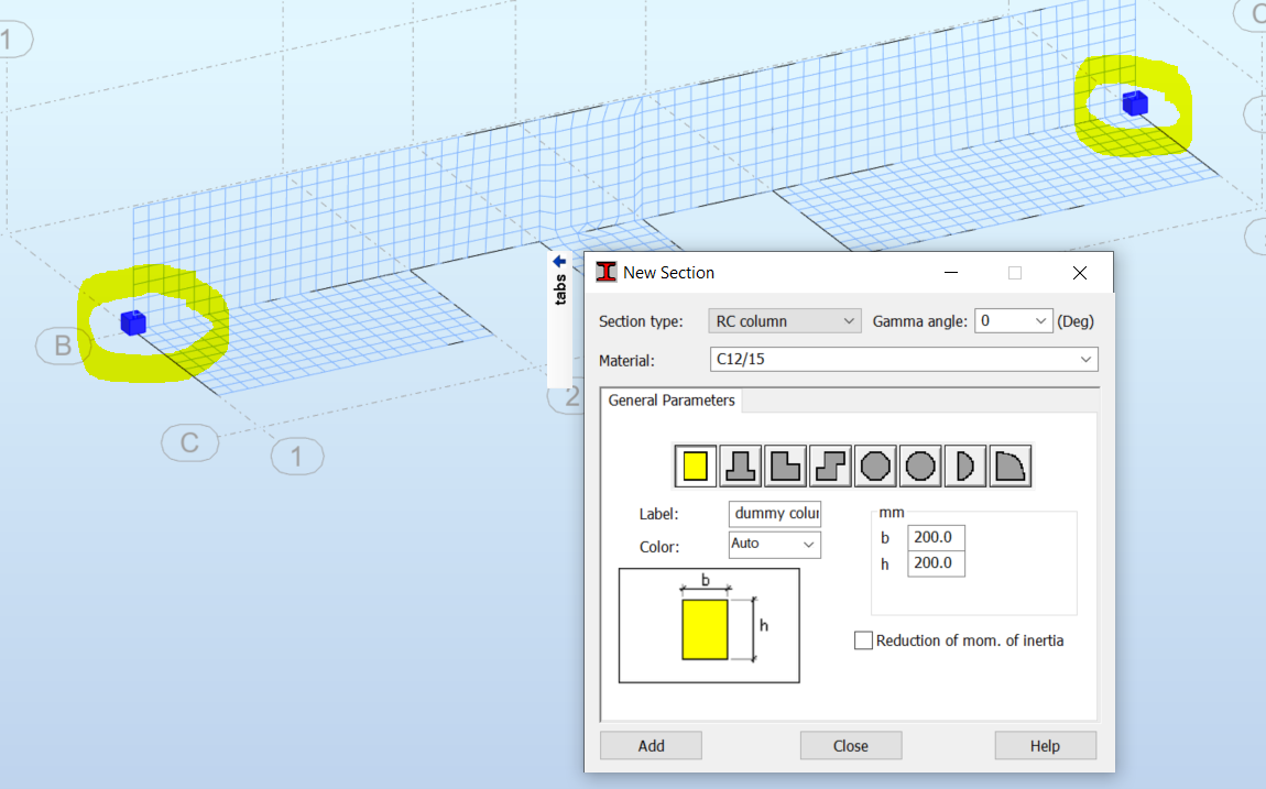 "Capacity for bending in ULS is not sufficient for span. Safety factor: 0.00" while provided ...