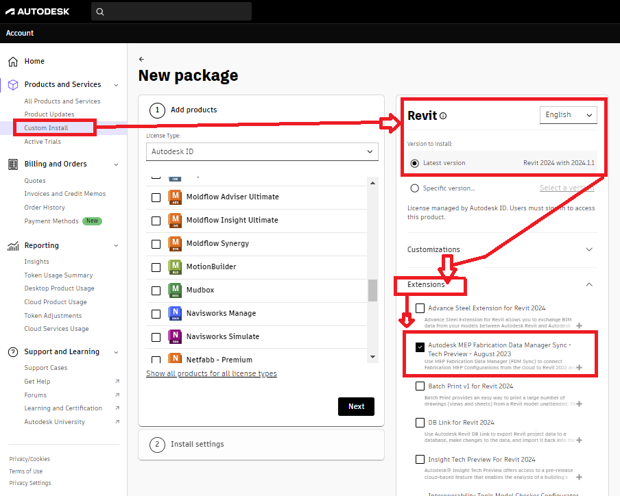 Deployment of FDM Sync App with Revit