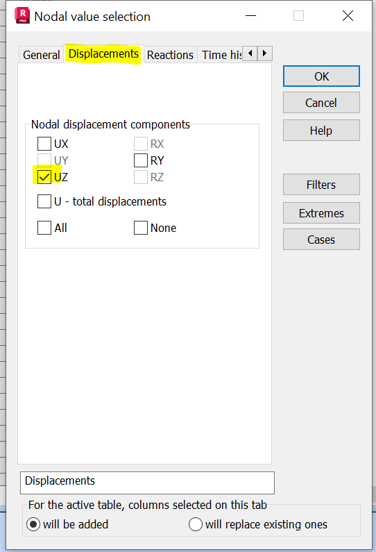 Is it possible to present nodes velocity and acceleration phases for FRF analysis in Robot ...