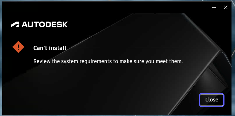 "Can’t install Review the system requirements to make sure you meet them." when deploying ...