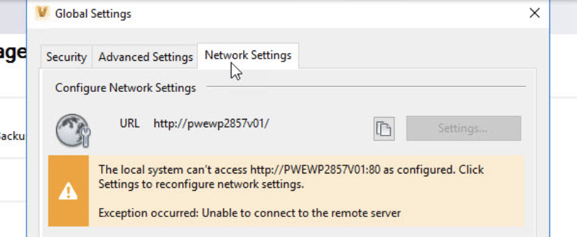 "Windows Authentication failed with the data management server. Please make sure you are in the ...