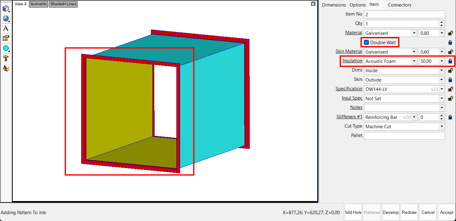 如何在 CAMduct 中开发具有预期尺寸的双壁零件