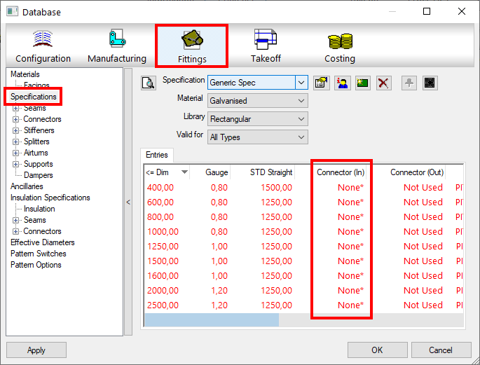 "Problem with Item - Specification is Invalid" when editing items in Fabrication