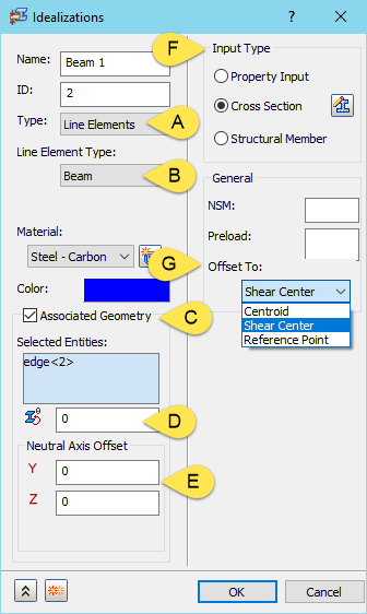 How to create beam elements in Inventor Nastran