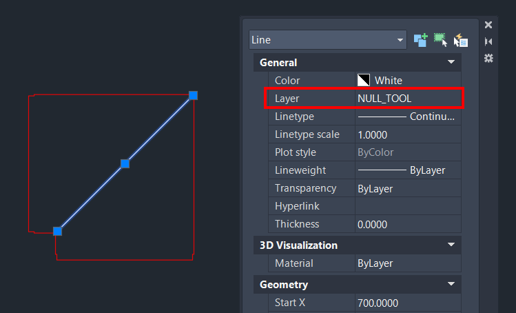 How to exclude the NULL_TOOL layer when exporting items as DXF from CAMduct