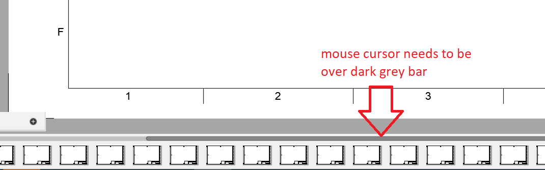 在 Fusion 360 中，工程图纸栏会独立于鼠标滚动方向向前移动