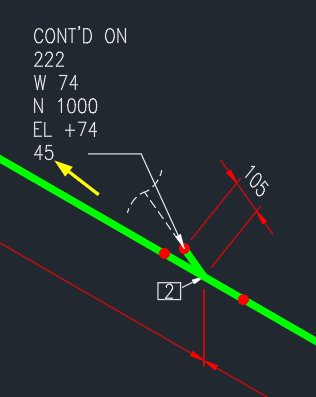 How to add an annotation with the angle of a branch fitting in ...