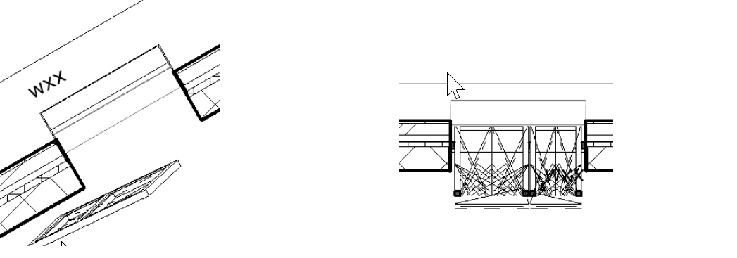 Wrong display of slanted windows in floor plan view at specific custom ...