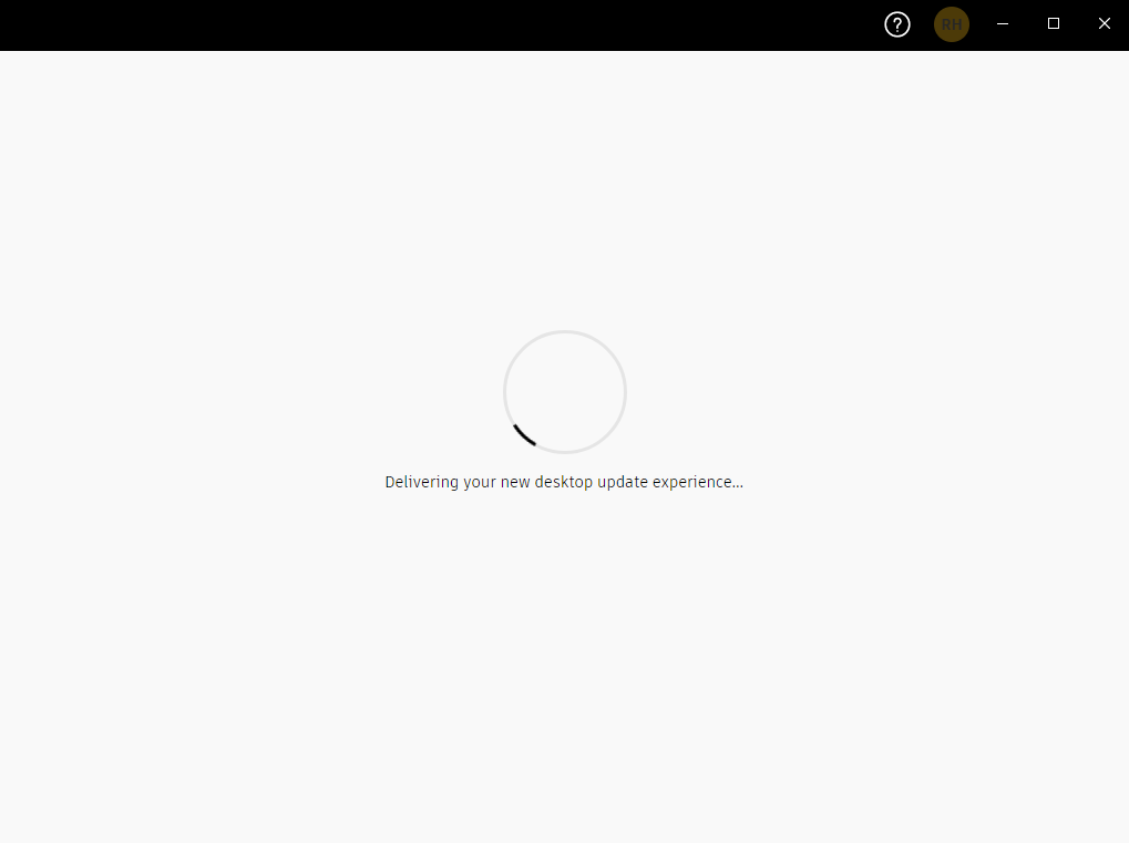 Autodesk Access keeps loading with messages such as "Searching for the ...