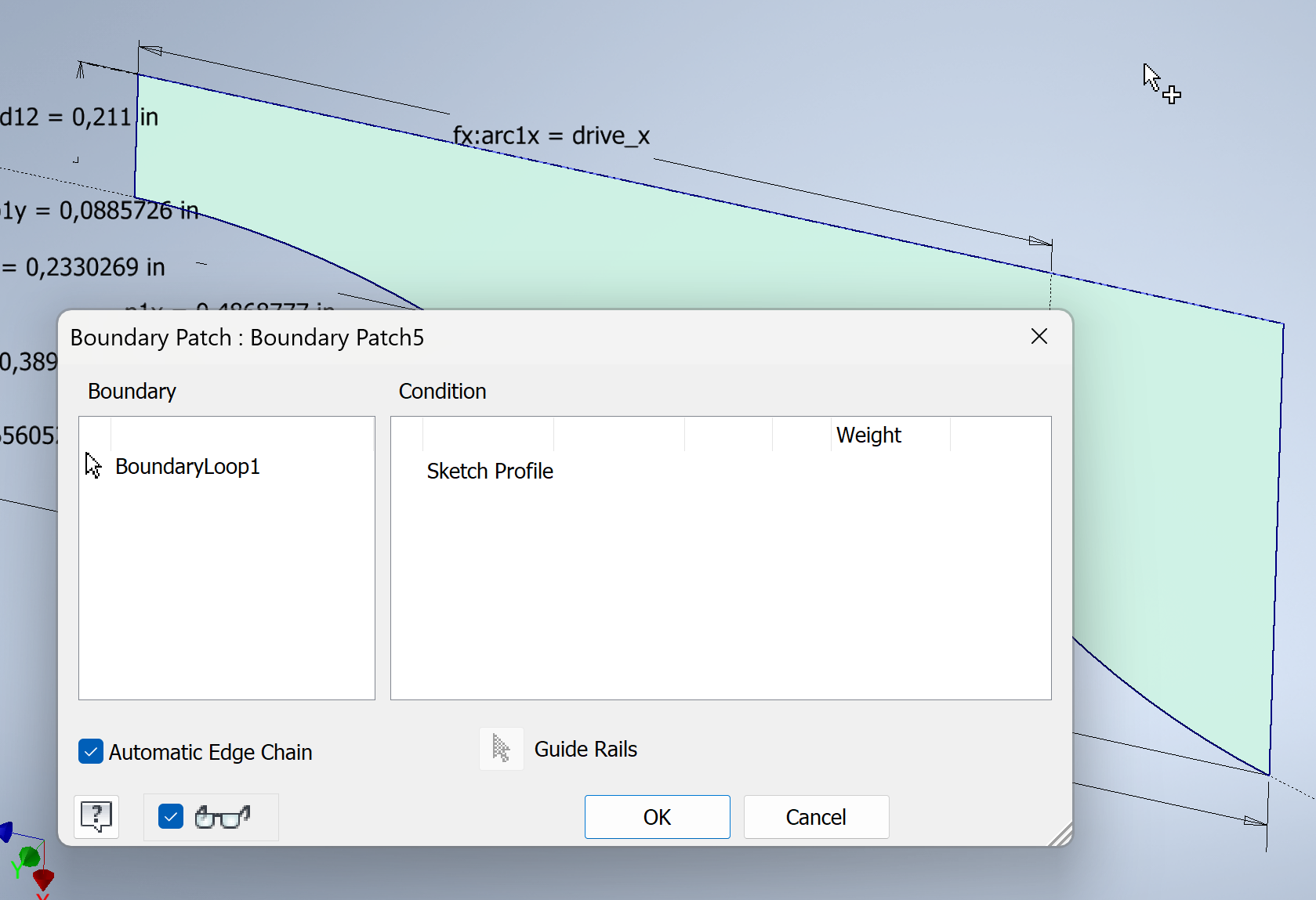 Cannot constrain a point onto tangent arcs in a sketch in Inventor