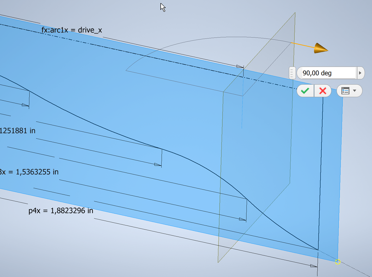 Cannot constrain a point onto tangent arcs in a sketch in Inventor