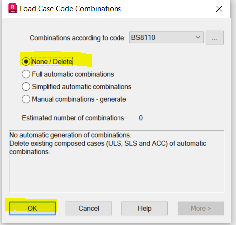 How to generate, in one model, automatic combinations using different combination regulation in ...