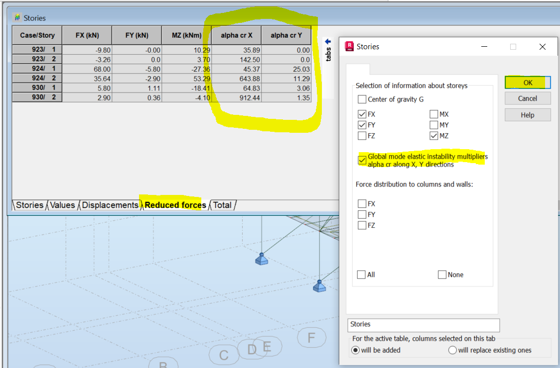 如何在 Robot Structural Analysis 中根据 EN 1993-1-1 查找Alpha_cr
