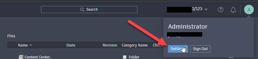Only released files are shown in the Vault Thin Client