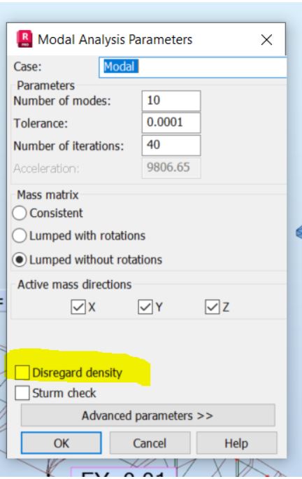 Is it necessary to convert the selfweight load case to masses to consider the structure's mass ...