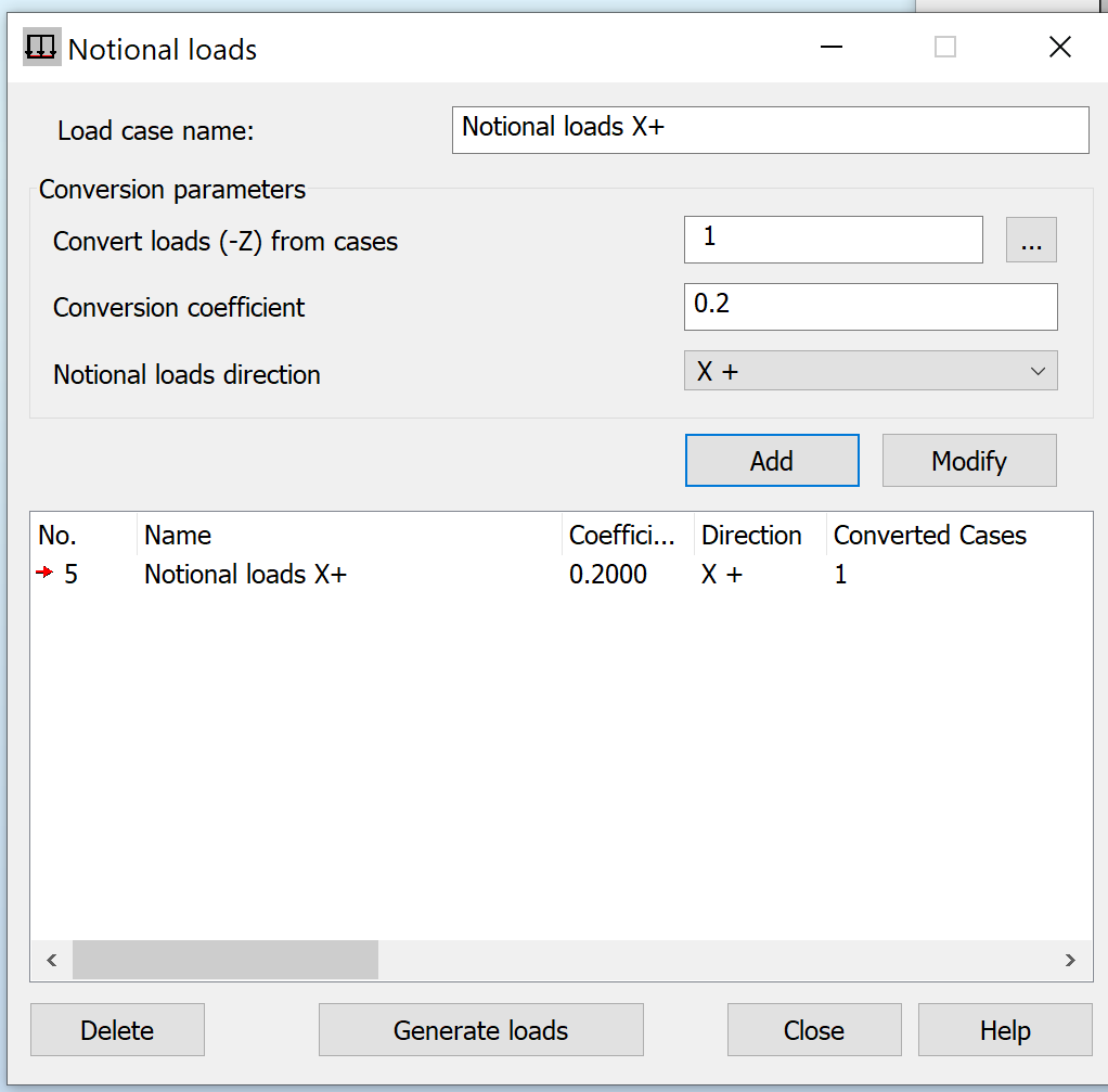 How to define base shear force without using seismic analysis in Robot Structural Analysis