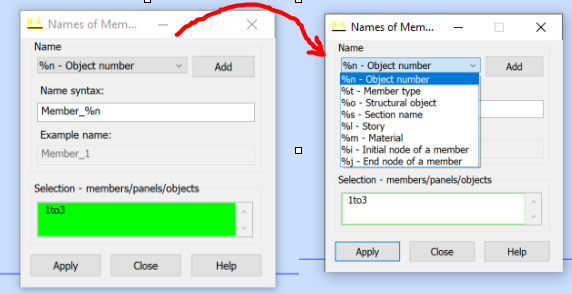 How to manage member numeration and member name definition in Robot ...