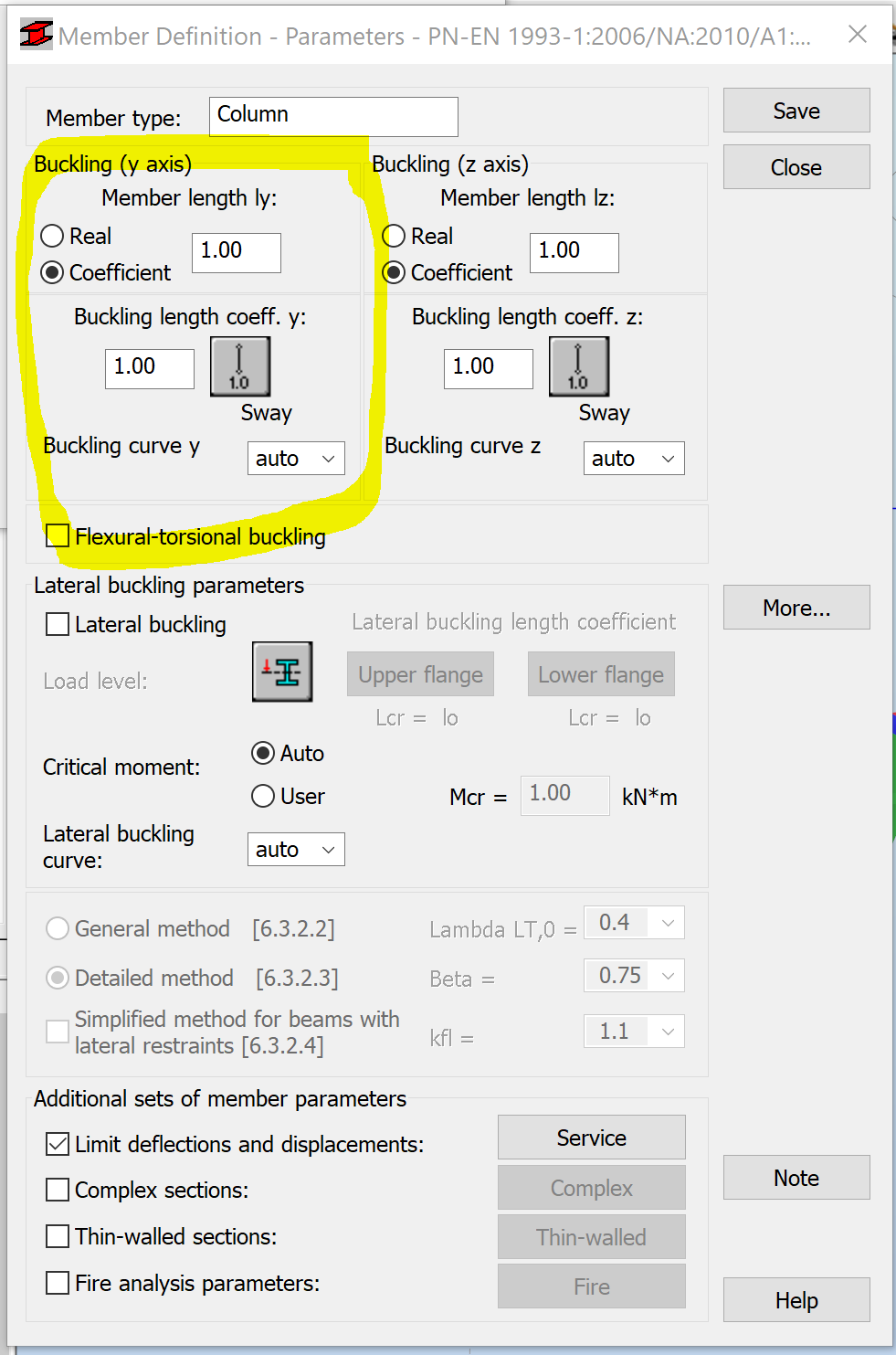 How member local axis orientation is related to results and member types definition in Robot ...