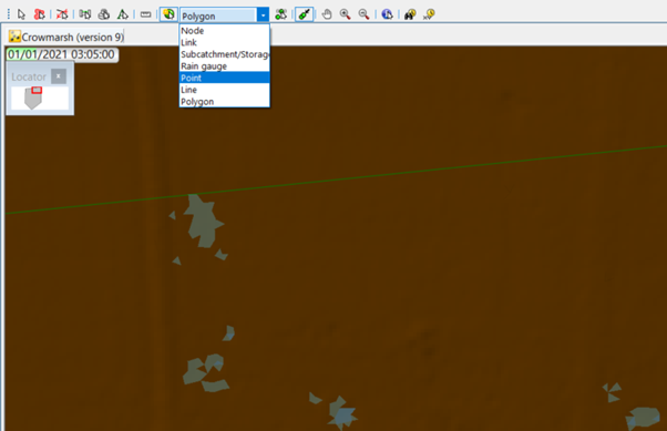 Extracting results from the 2D domain in InfoWorks ICM
