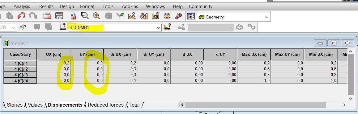 How to verify alpha_cr for building story using results calculated in Robot Structural Analysis