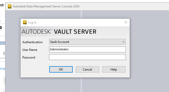"The user name and/or password appears to be invalid" at sign in to Vault