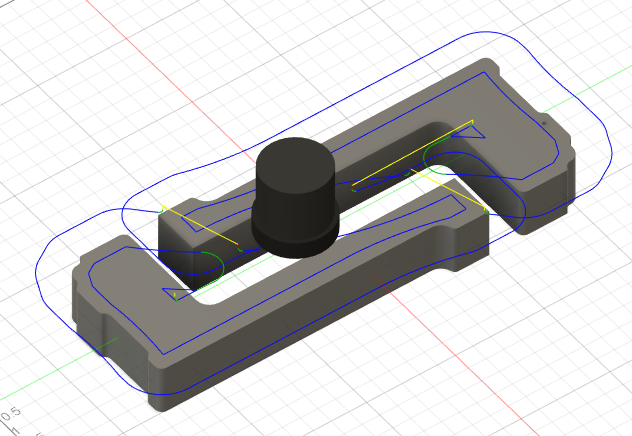 How to move start position of a 2D Pocket Face operation in Fusion 360.
