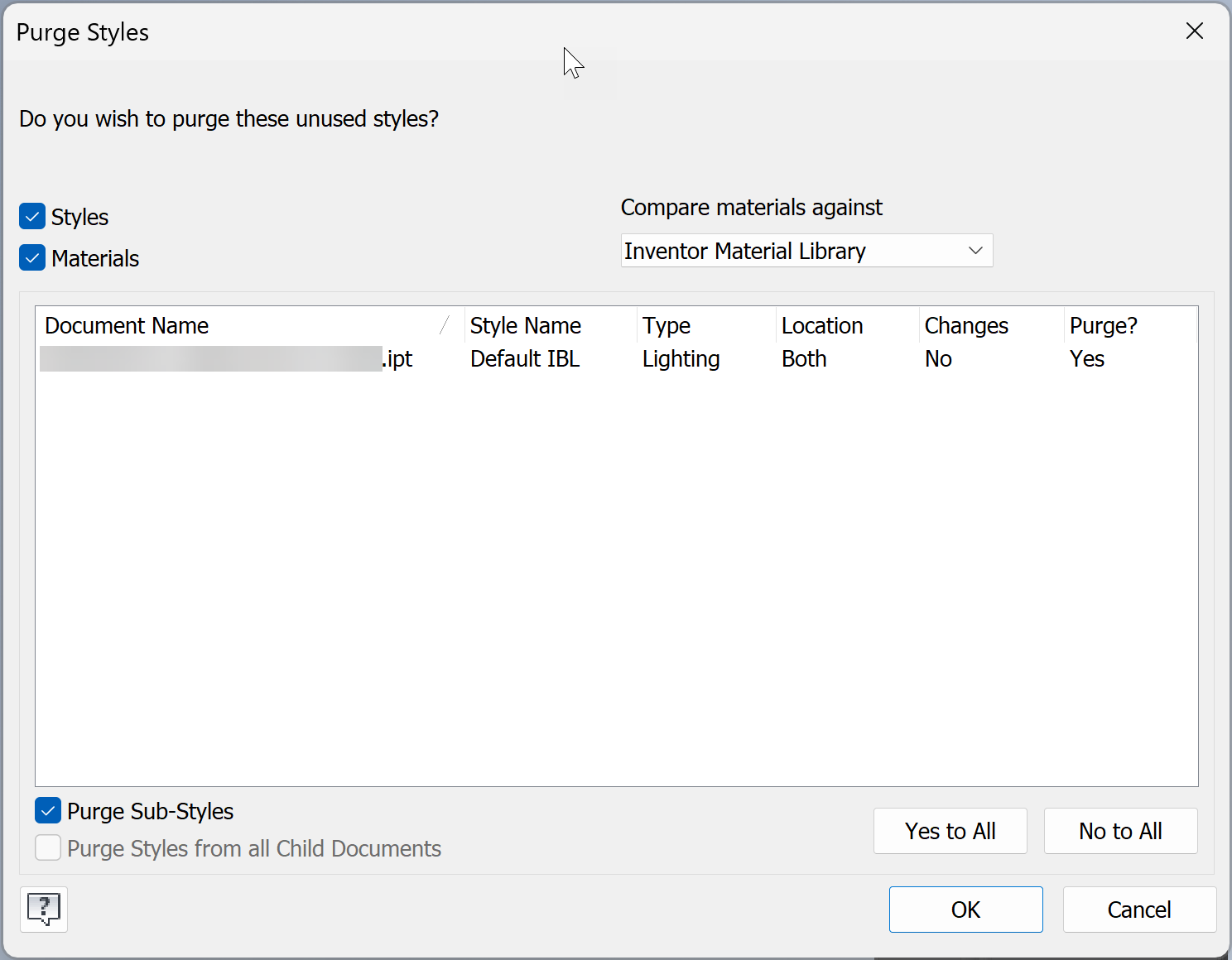 Appearance of two parts is different when placed into an assembly in Inventor
