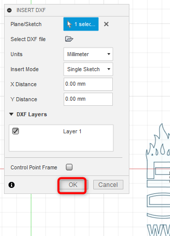 如何在 Fusion 中从插入的 DXF/DWG 中删除点。