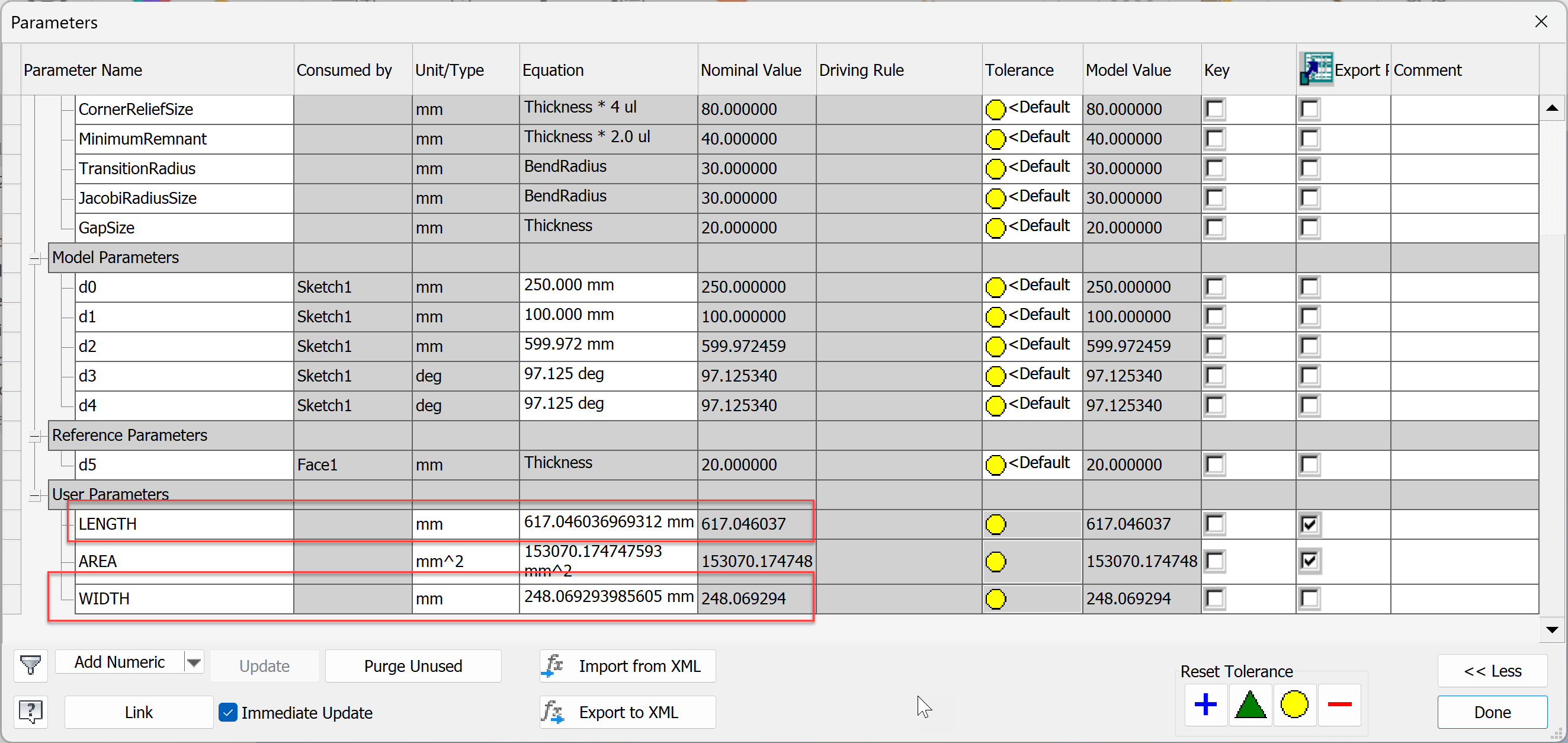 iLogic SheetMetal.FlatExtentsWidth and SheetMetal.FlatExtentsLength return different values than ...